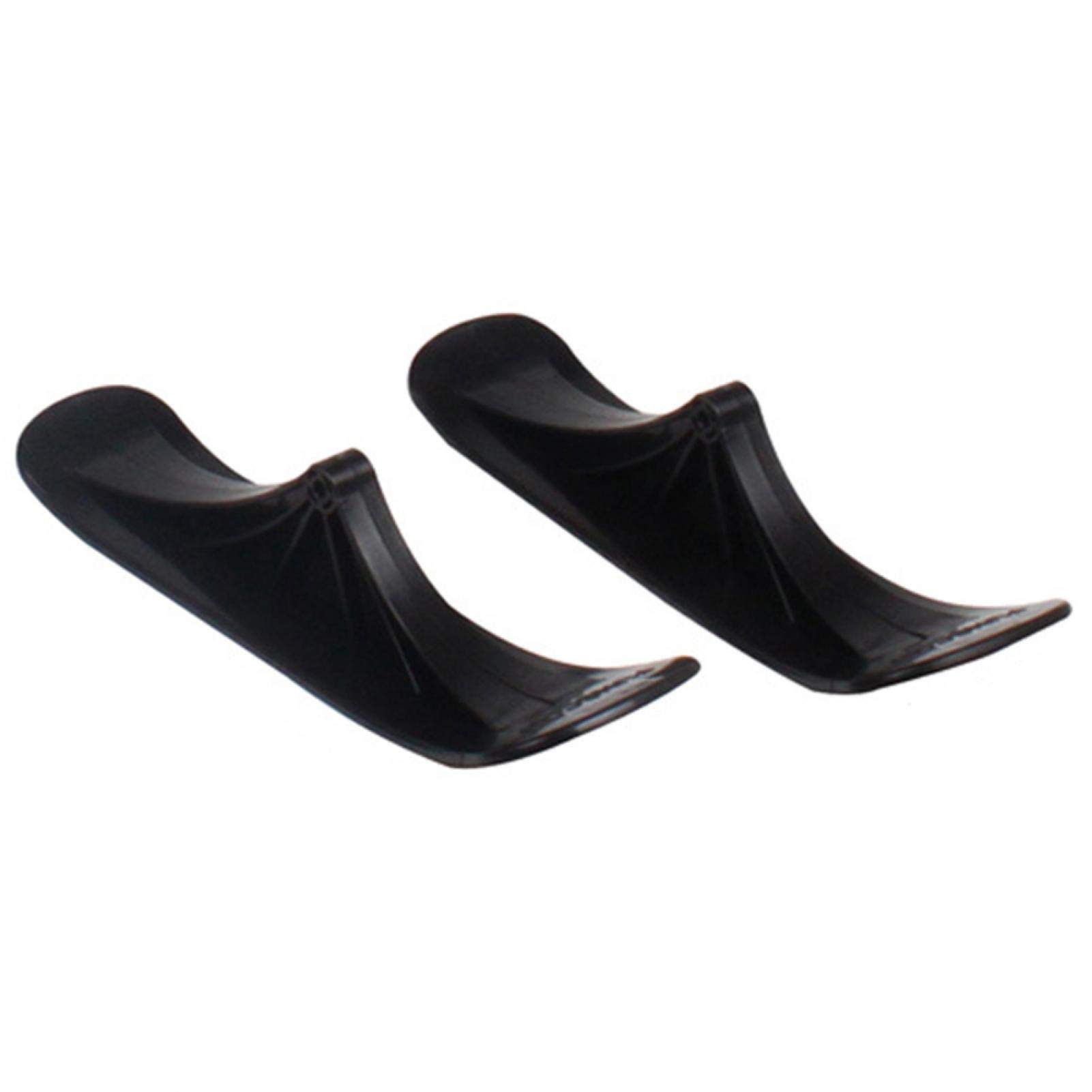 Ski Sleigh Board - 2pcs Sleds Snow Sleds Black Winter 2 in 1 Practical Scooter Parts Outdoor Sports Ski Board Replcement(Black,size:38 x 11 x 9 cm)