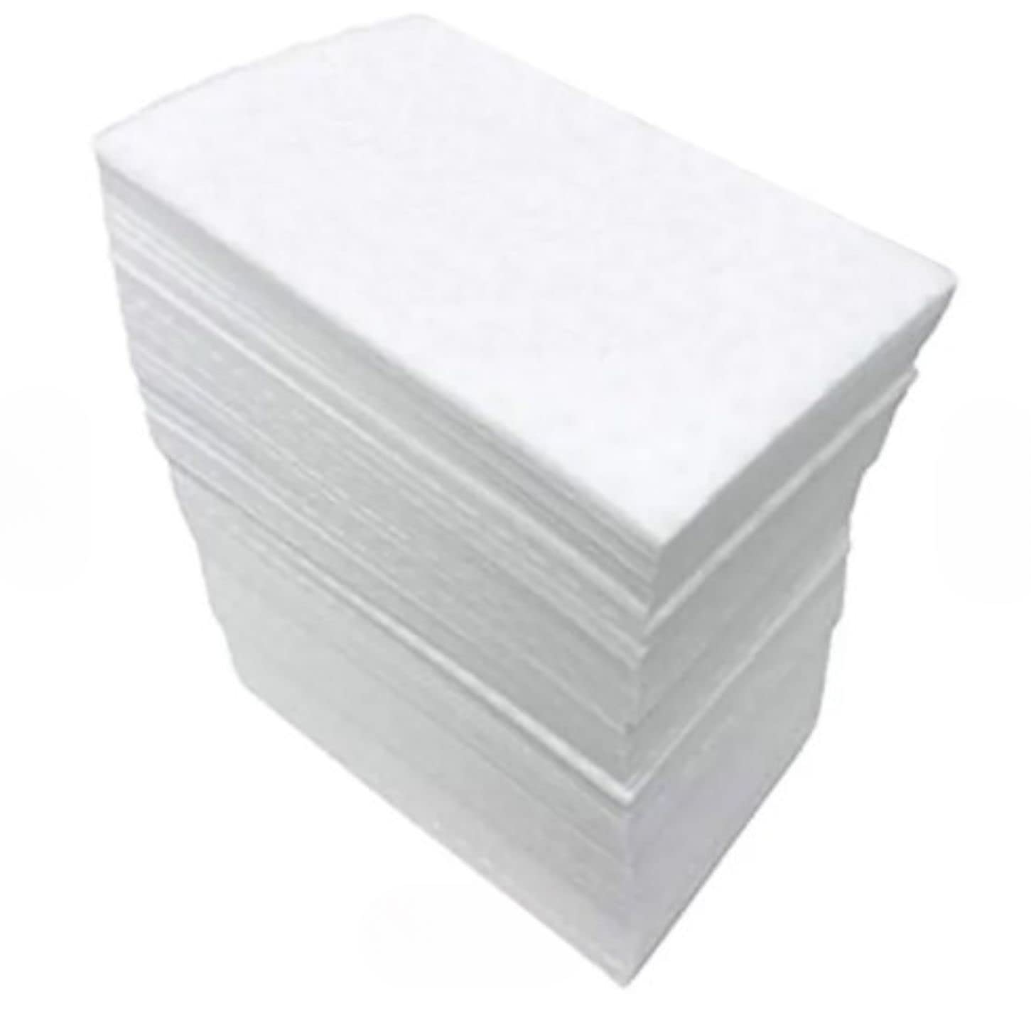 MinnYaso 100 Pack Extra Large - Extra Thick - Super Durable Magic Sponge Eraser Sheets 7.25" x 4.5" x 0.12" | All Purpose Household Cleaner Pads for Kitchen, Bathroom, Floors, Walls, Sink, Toilet