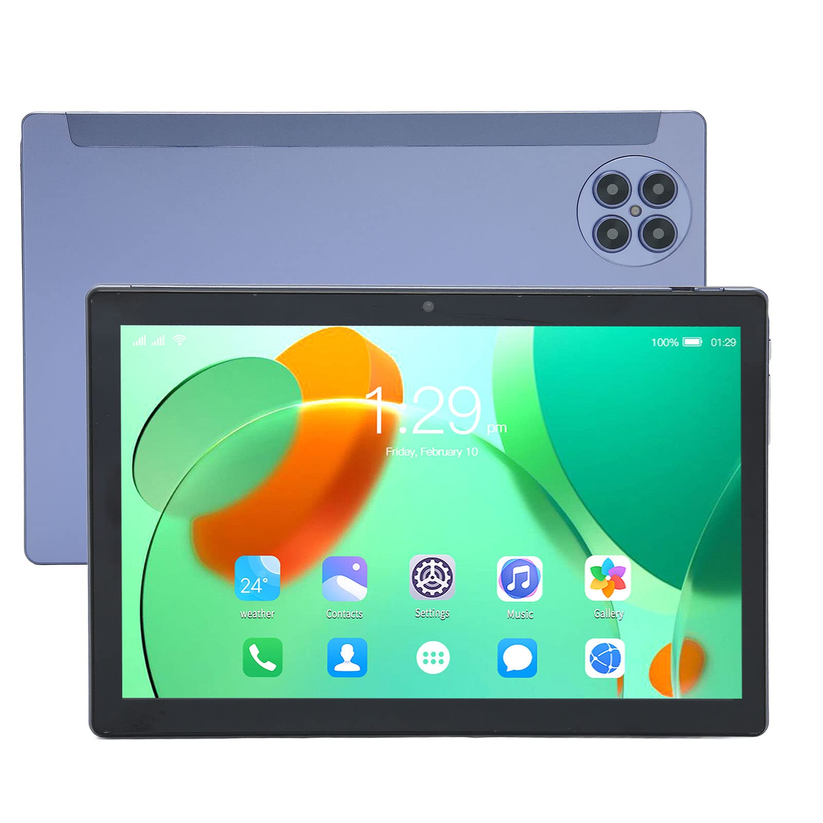 MAVIS LAVEN Gaming Tablet, 8GB RAM 256GB ROM HD Tablet Octa Core 10.1 Inch Dual Camera for Family (US Plug)