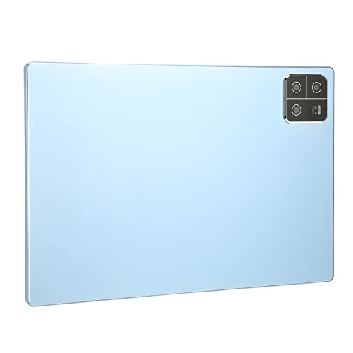 Pssopp Tablet PC, Tablet 10.0 Inch 1920x1200 IPS US Plug 100β240V 8GB RAM 128GB ROM for Office (Blue)