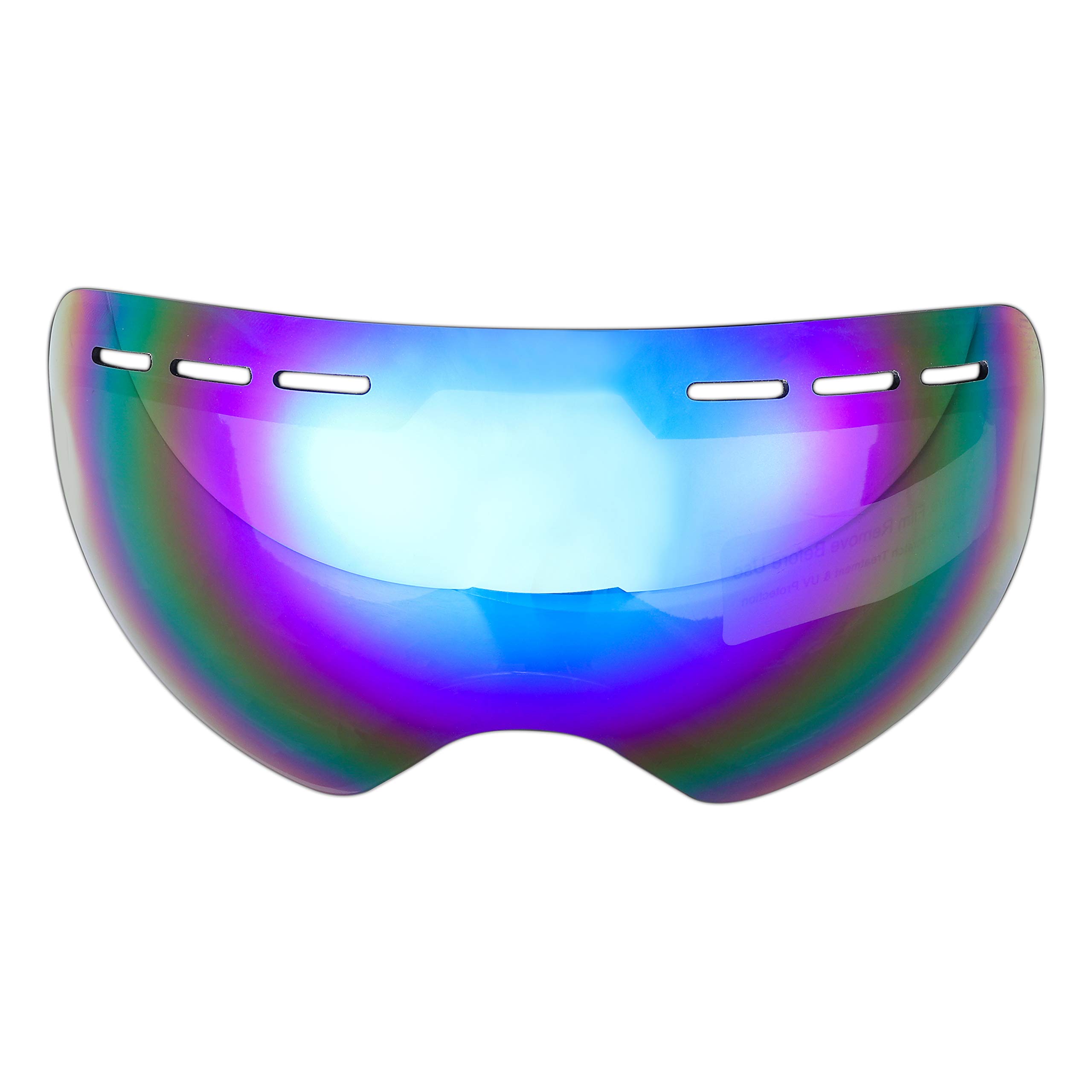 Mira - Ski Goggle Replacement Lens - Anti-Fog, Anti-Wind, UV400 Protection - Blue Lens