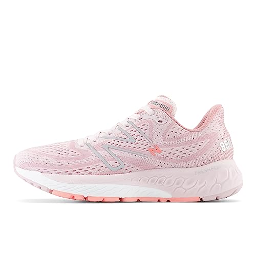 New Balance Women's Fresh Foam X 880 V13, Stone Pink/Hazy Rose/Black Metallic, 7