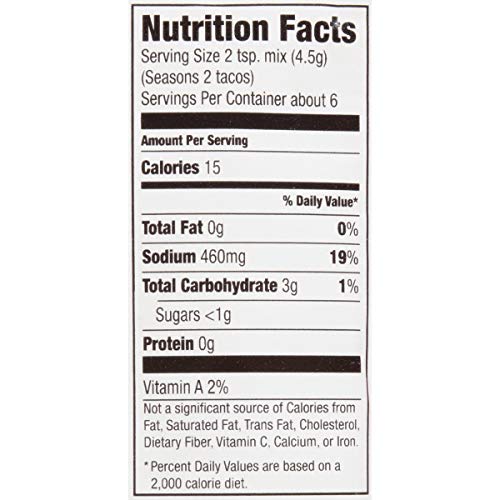 McCormick, Mild Taco Seasoning Mix Packet, 1 Oz