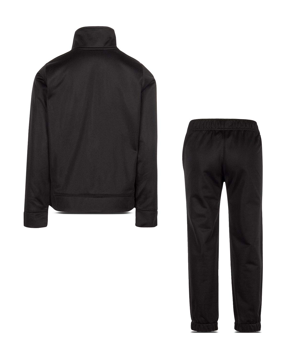 Nike Boy`sTherma Dri-Fit 2 Piece Tracksuit (Black(86E130-023)/White/Black, 6)