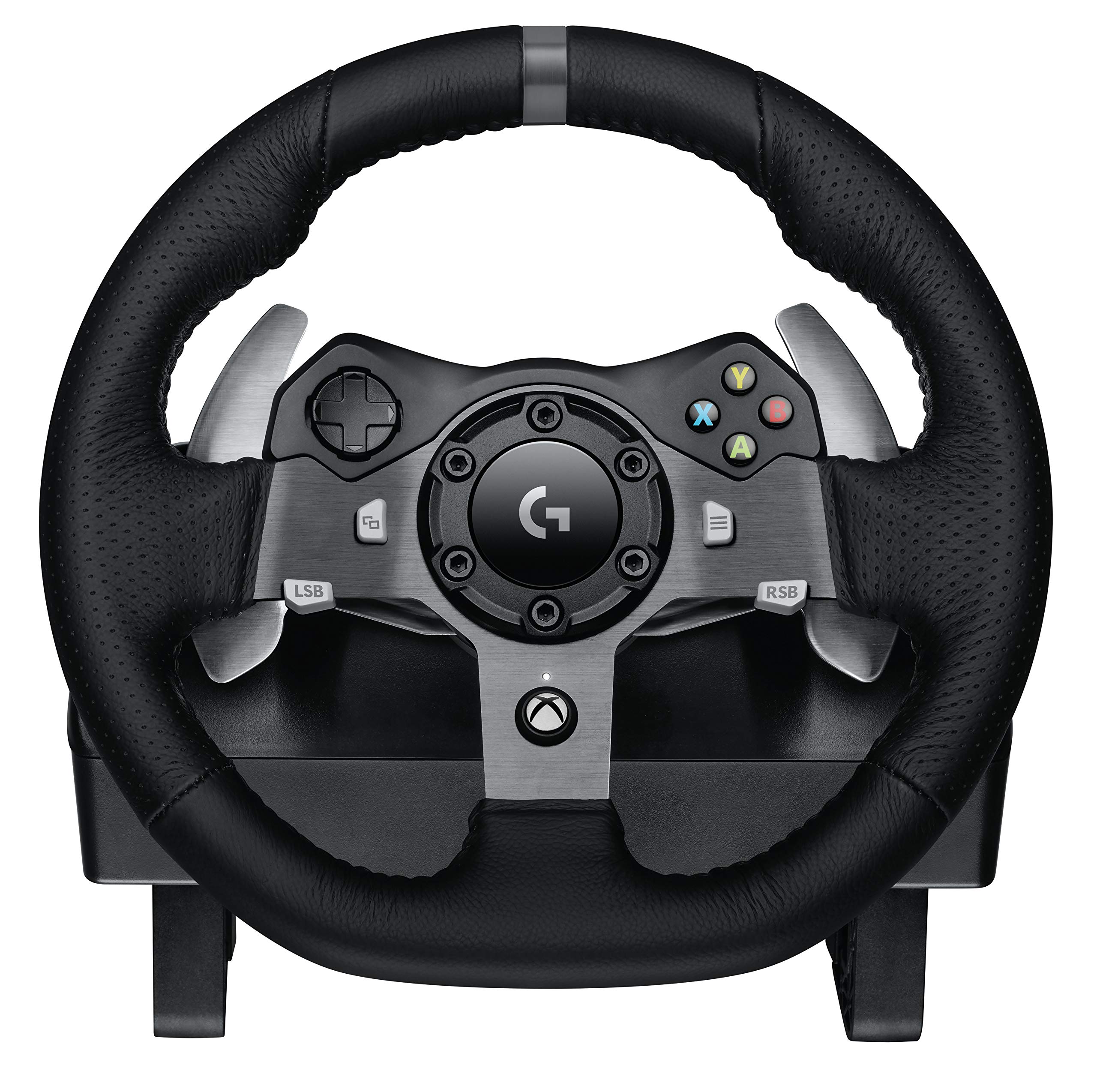 Logitech Driving Force G920 Steering Wheel and Pedals, 941-000123 (Steering Wheel and Pedals f/PC and Xbox One)