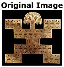 MADE IN USA - Reproduction of The Pre Columbian Tolima Pendant, from ILANET Museum Collection
