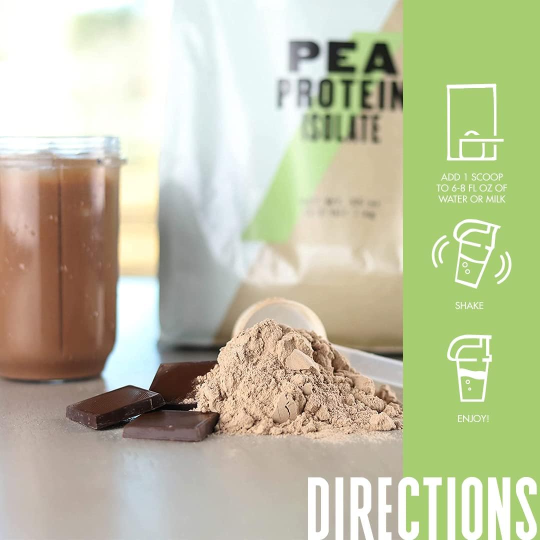 Myprotein® MYVEGAN Pea Protein Isolate Powder, Vanilla Stevia, 2.2 Lb (35 Servings)