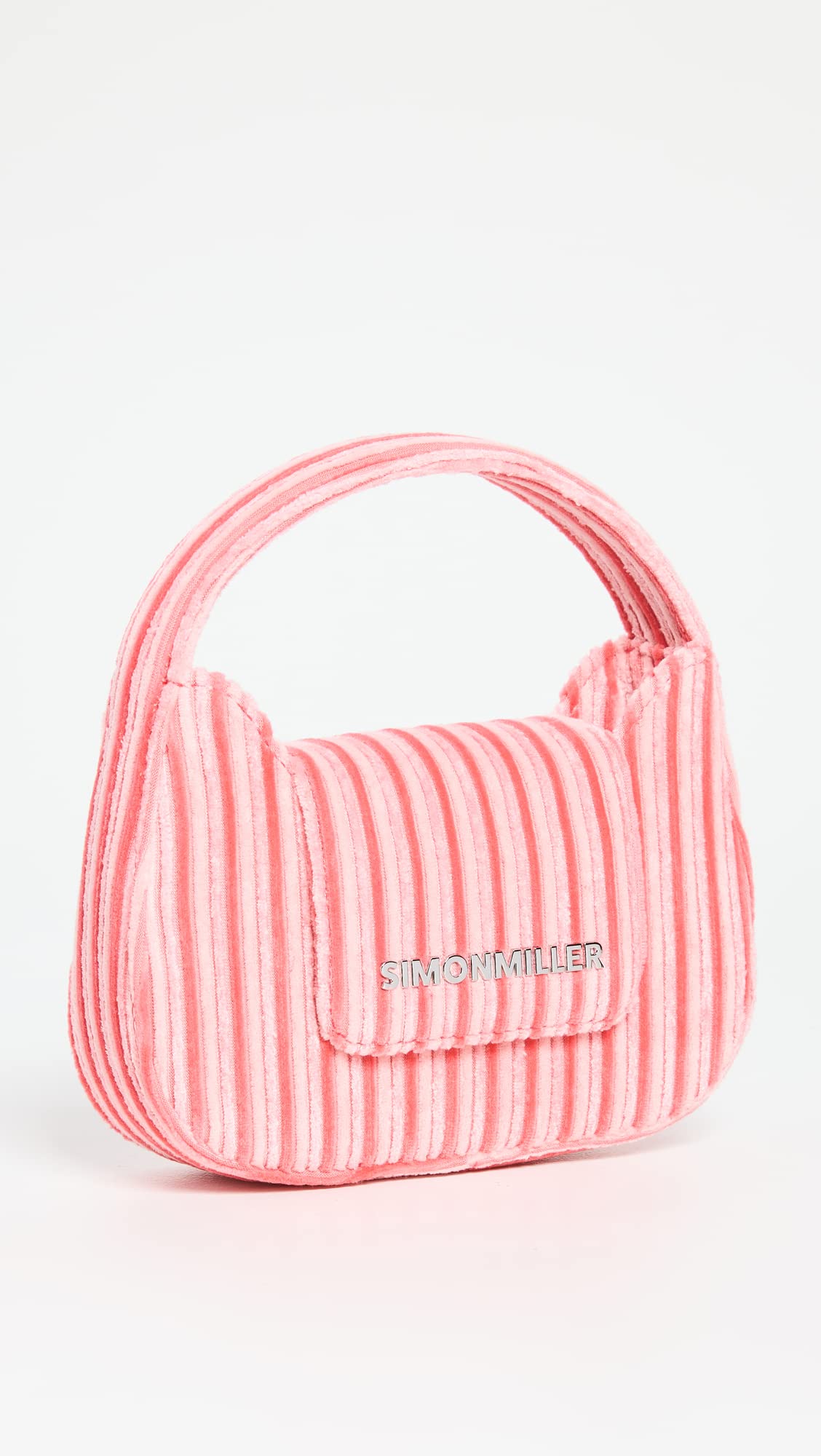 SIMONMILLER Women's Mini Retro Bag, Powder Pink Multi, One Size