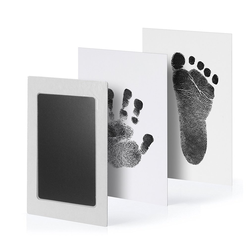 PChero Baby Inkless Handprint and Footprint Kit - 2 Packs Medium Size - Ideal for Family Keepsake and Newborn Infant Registry
