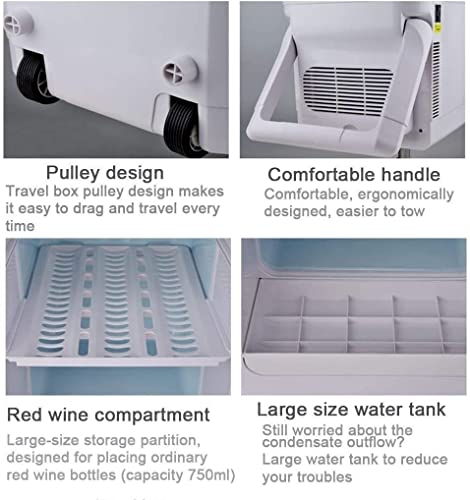 Mini Fridge 35 Liter Mini Fridge for Cool Drink Beer Beverage Portable Small Refrigerator for Office Dorm Home Room Car Bedroom Skincare Fridge