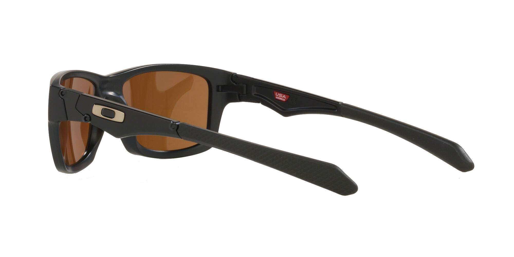 Oakley Men's 0OO9135 Jupiter Squared Rectangular Sunglasses, Black/Tungsten Iridium Polarized, 56 mm