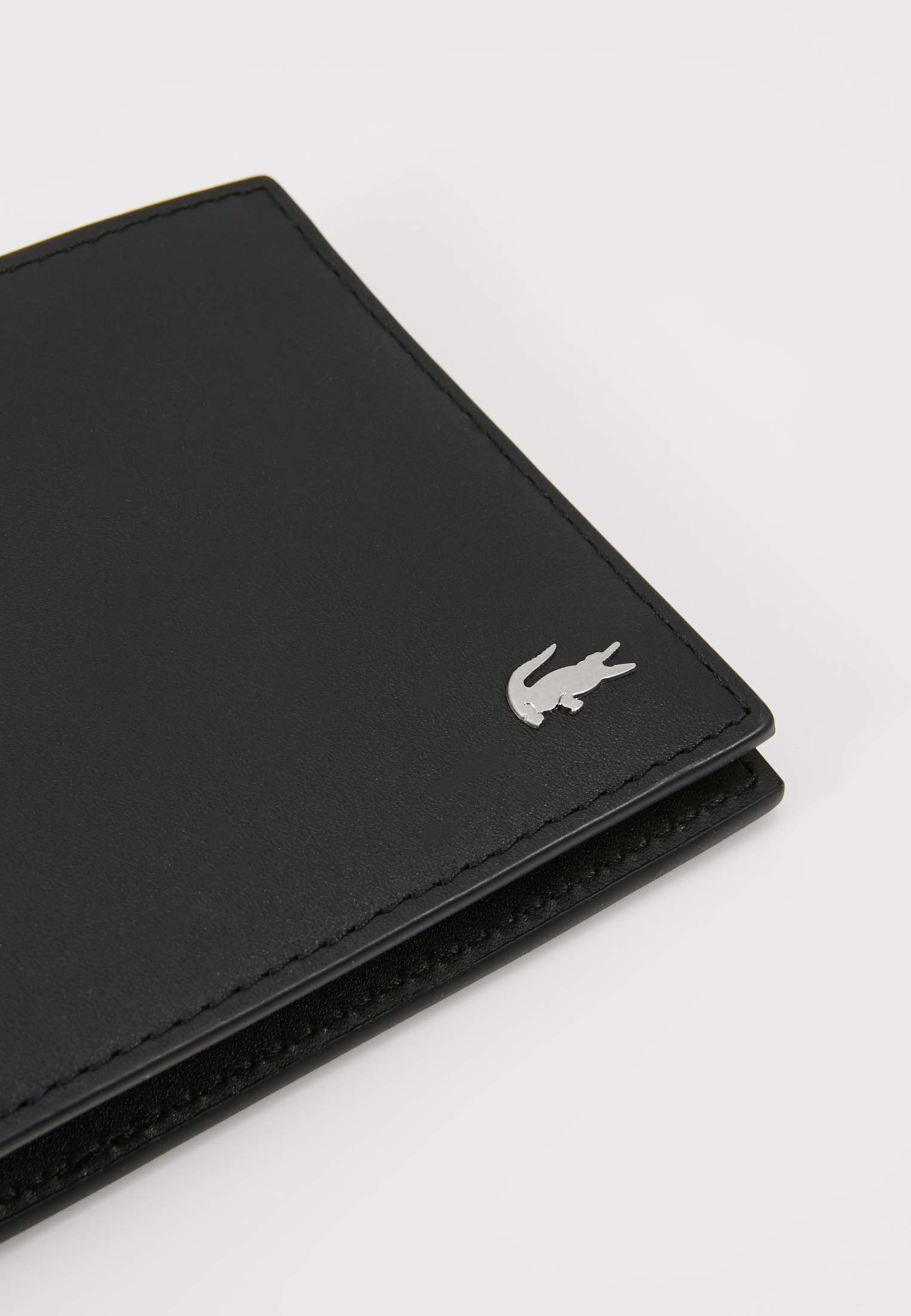 Lacoste NH1115FG000 Mens Fitzgerald Small Billfold Wallet Wallet, Black, One Size