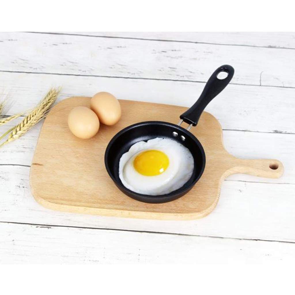Sun Terriory Frying Pan One Egg Pancake Round Mini Non Stick Fry Pan 4.7-inch mini cast iron skillet