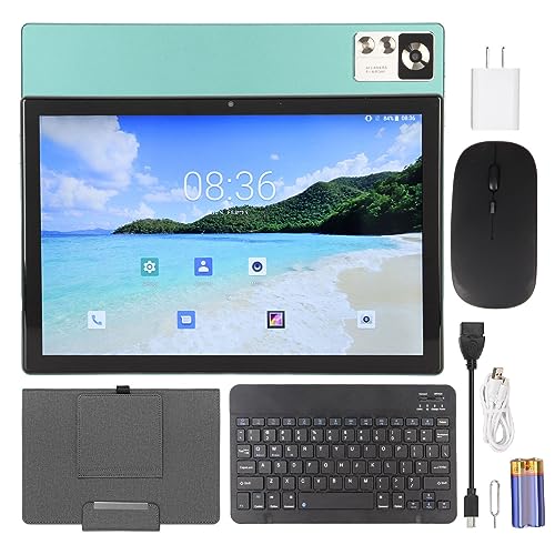 MAVIS LAVEN Office Tablet, 8GB 256GB Memory HD Tablet Octa Core CPU 5G WiFi 4G LTE 8MP 16MP Camera for Family (US Plug)