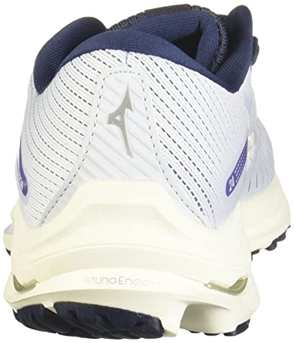 Mizuno Women's Wave Rider 24, Arctic Ice/Snow White, 9.5 B US