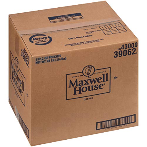 Maxwell House Ground Coffee single serve (2oz Bags, Pack of 192)
