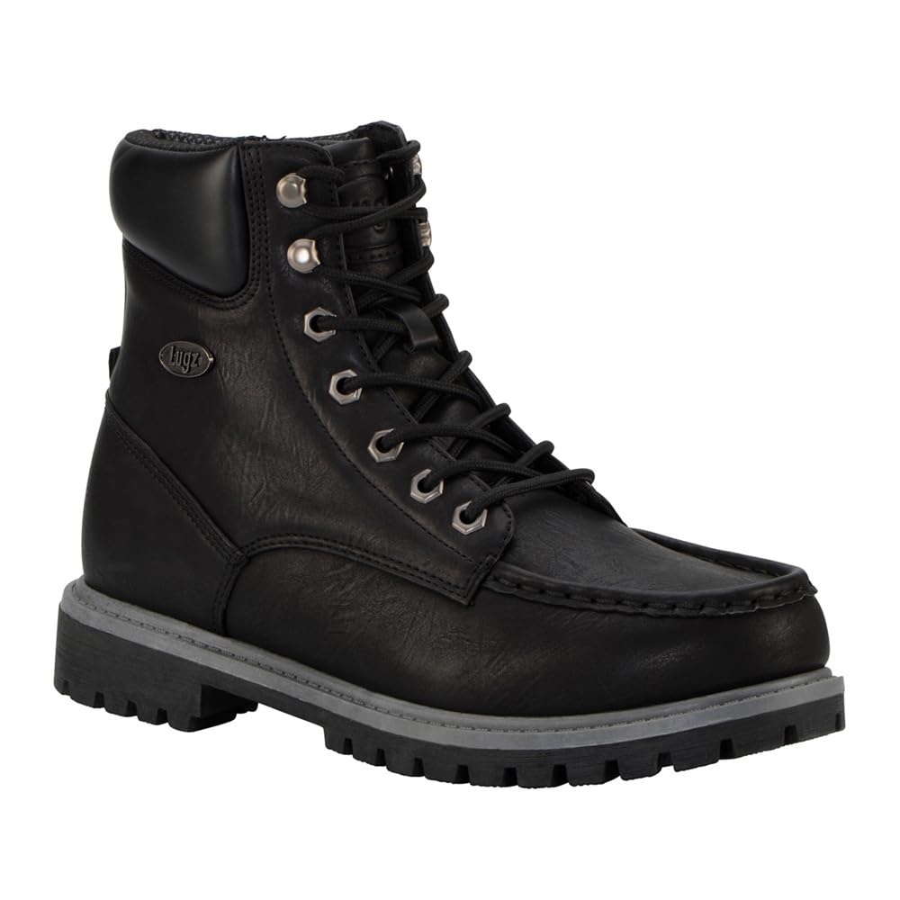 Lugz Men's Folsom Boot, Black/Charcoal, 10 D US