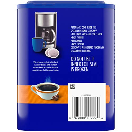 Maxwell House Original Medium Roast Ground Coffee Filter Packs (40 Filter Packs, 4 Packs of 10)