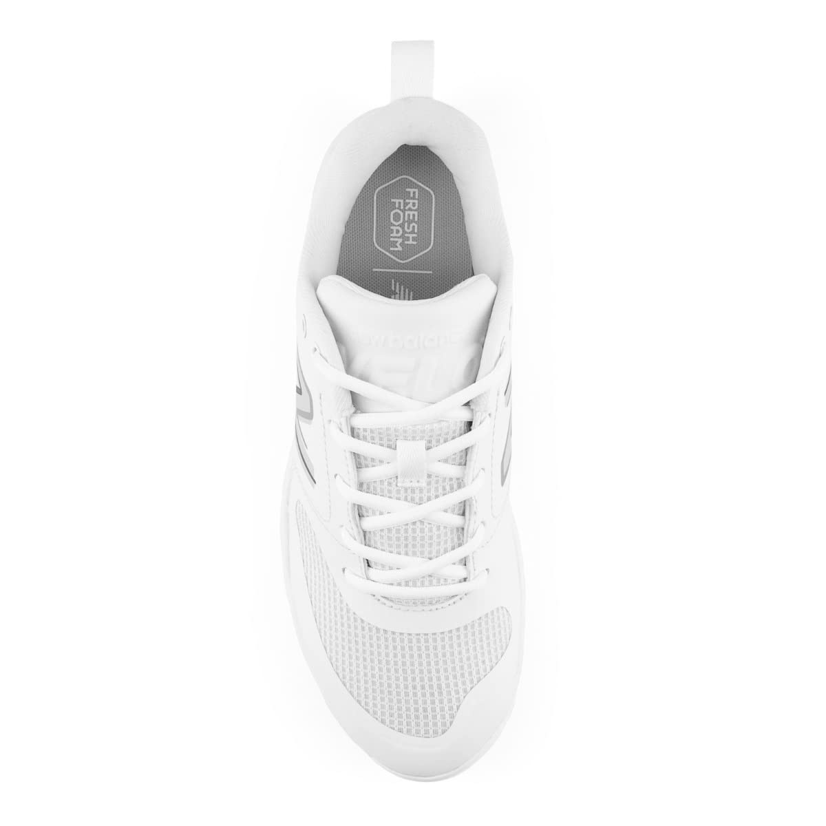 New Balance Women's Fresh Foam Velo V3 Molded Softball Shoe, White/White, 8