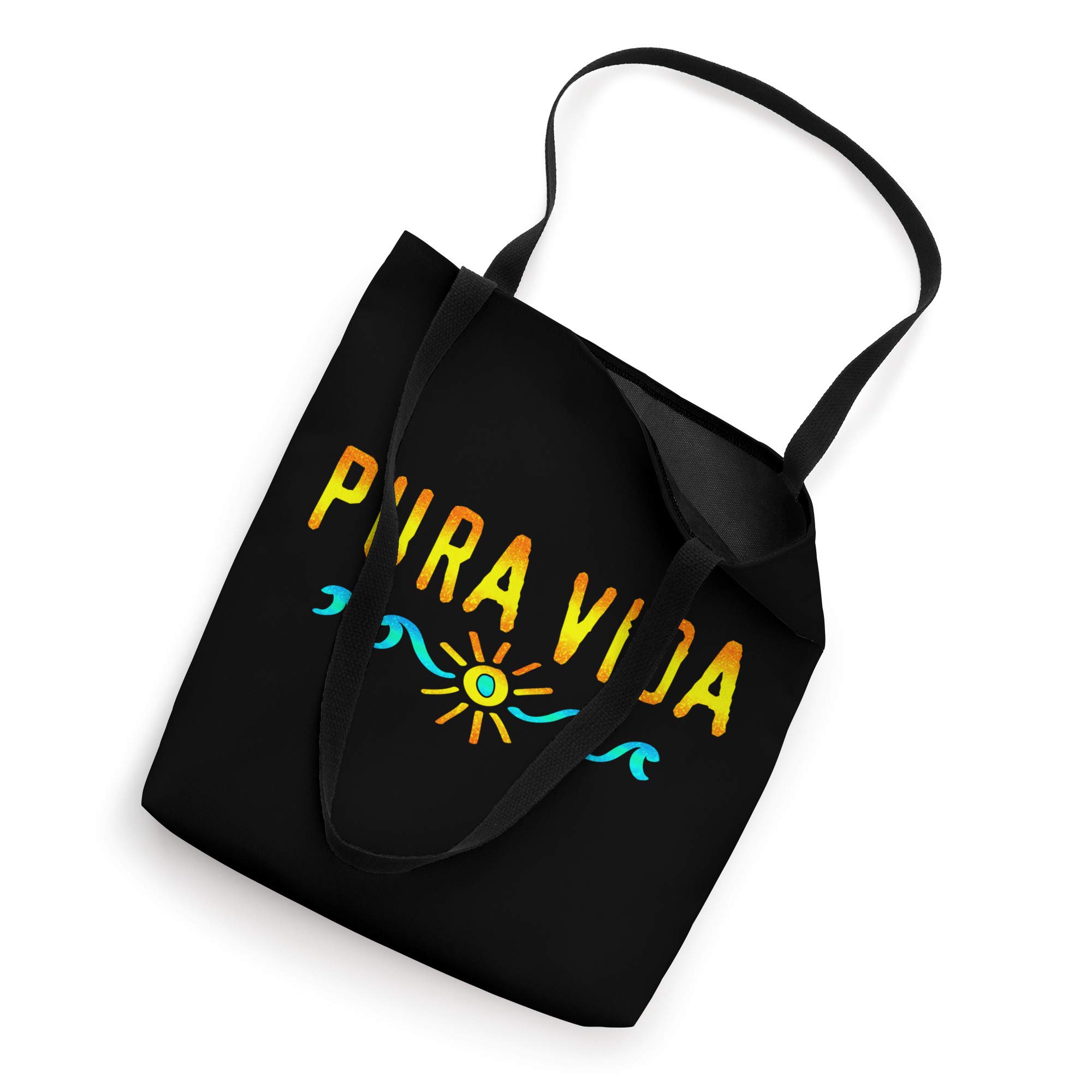 Pura Vida, Costa Rica, wave, sun, happiness, satisfaction Tote Bag