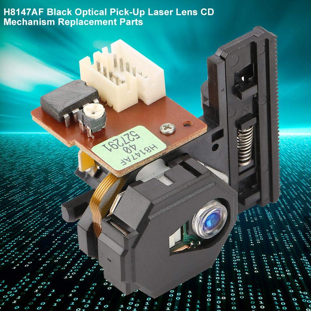 Optical Pick-Up Laser Lens H8147AF Black Optical Pick-Up Laser Lens CD Mechanism Replacement Repairing Parts