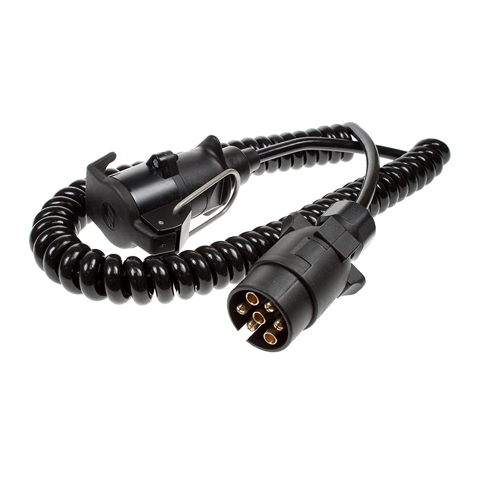 Maypole 5886 12N Curly Extension Lead - Black