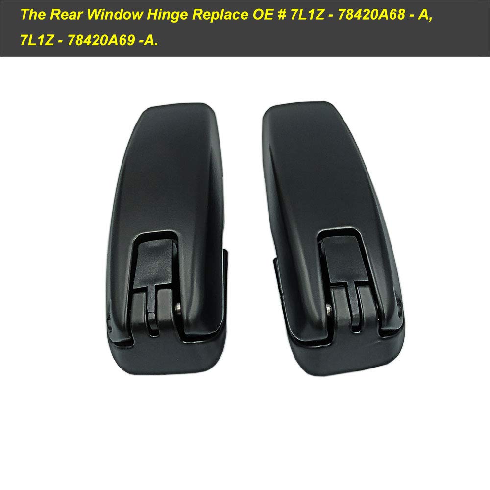 MOCW 7L1Z78420A69AA 7L1Z78420A68AA Liftgate Hinges Left and Right Rear Window Glass Hinge Compatible with 2003-2017 Ford Expedition, 2003-2017 Lincoln Navigator