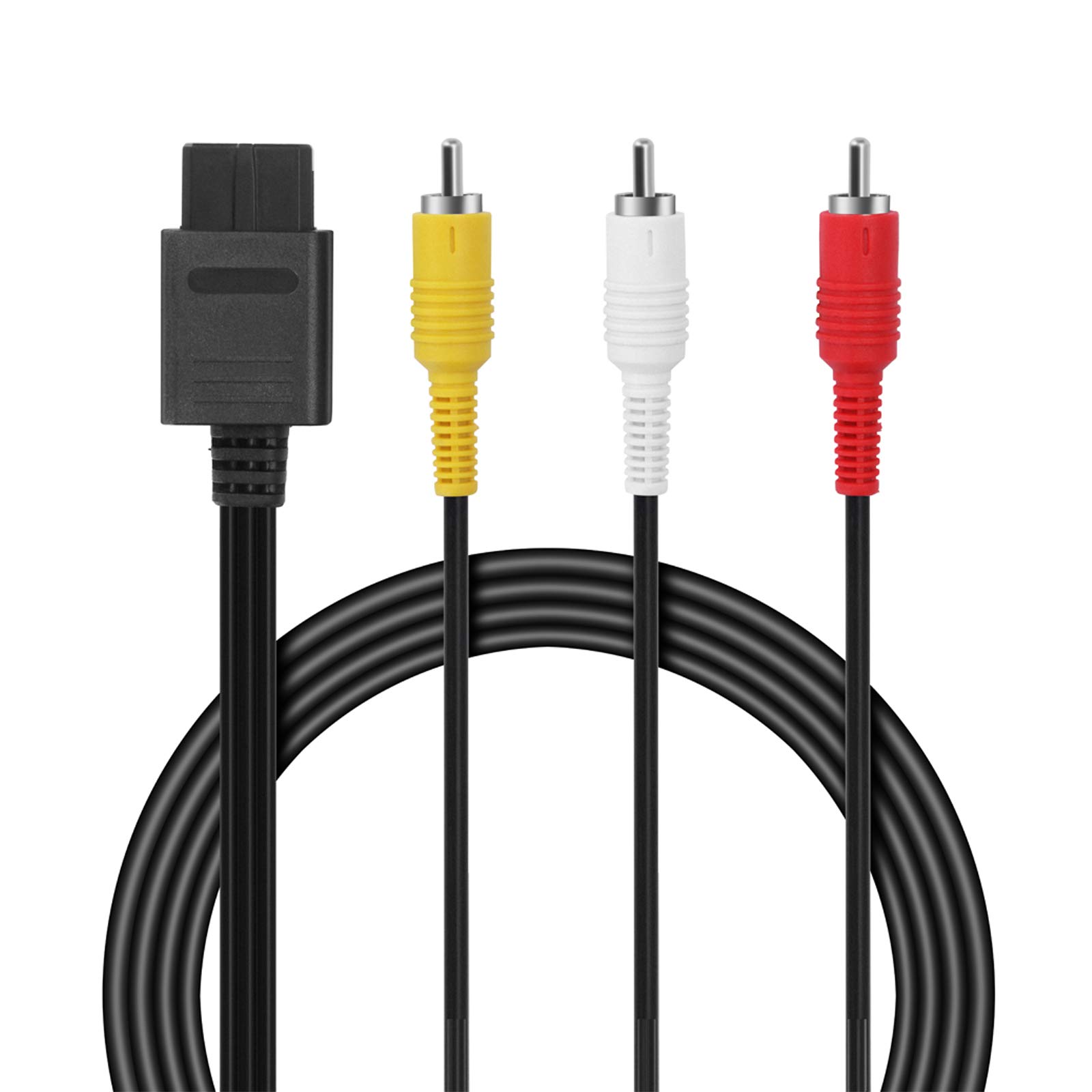 N64 AV Cable - Audio Video Composite Cord for Nintendo 64, Gamecube, Super Nintendo SNES, TV(7.87FT/2.4M)