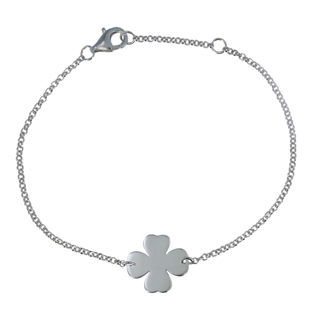 LES POULETTES JEWELS - Sterling Silver Lucky Clover Bracelet