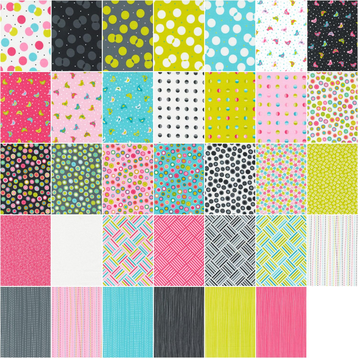 Me and My Sister Designs Sweet and Plenty 34 Fat Quarters Moda Fabrics 22450AB