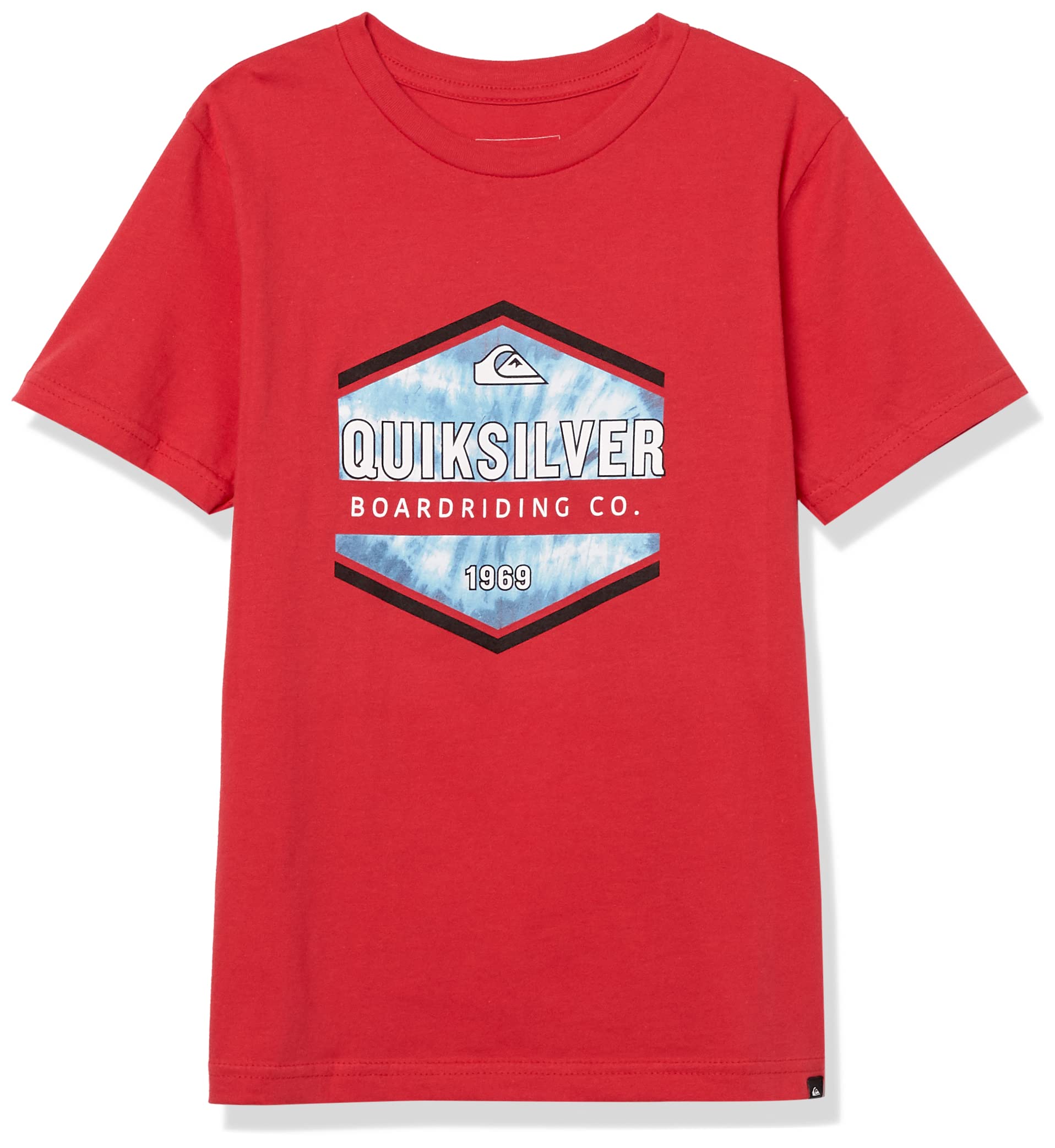Quiksilver Boys' Mix Master Shirt, HIGH Risk RED, M/12