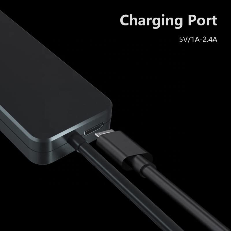 USB 3.0 HUB 4-Port USB Hub Ultra Slim Portable Data Hub Applicable forLaptop, PS4 Keyboard and Mouse Adapter for Dell, Asus, HP, MacBook Air, Surface Pro, Acer, Flash Drive, Mobile HDD, Printer(3.3FT