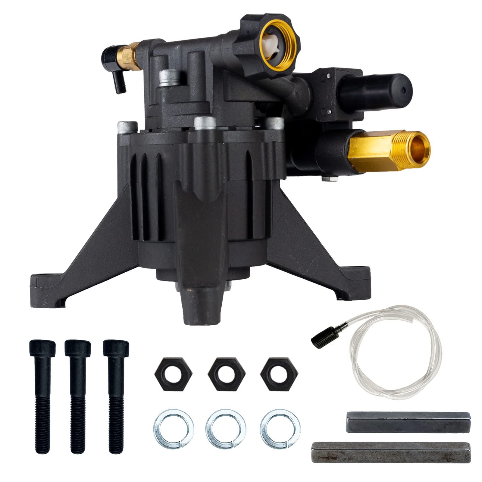 SANOL Max 3000 PSI Pressure Washer Pump 2.5 GPM Rear Outlet Vertical 7/8" Shaft OEM & Replace Ment Pump for Power Washer, Fits: 308653045, 308653093, 308653052, 308653078…