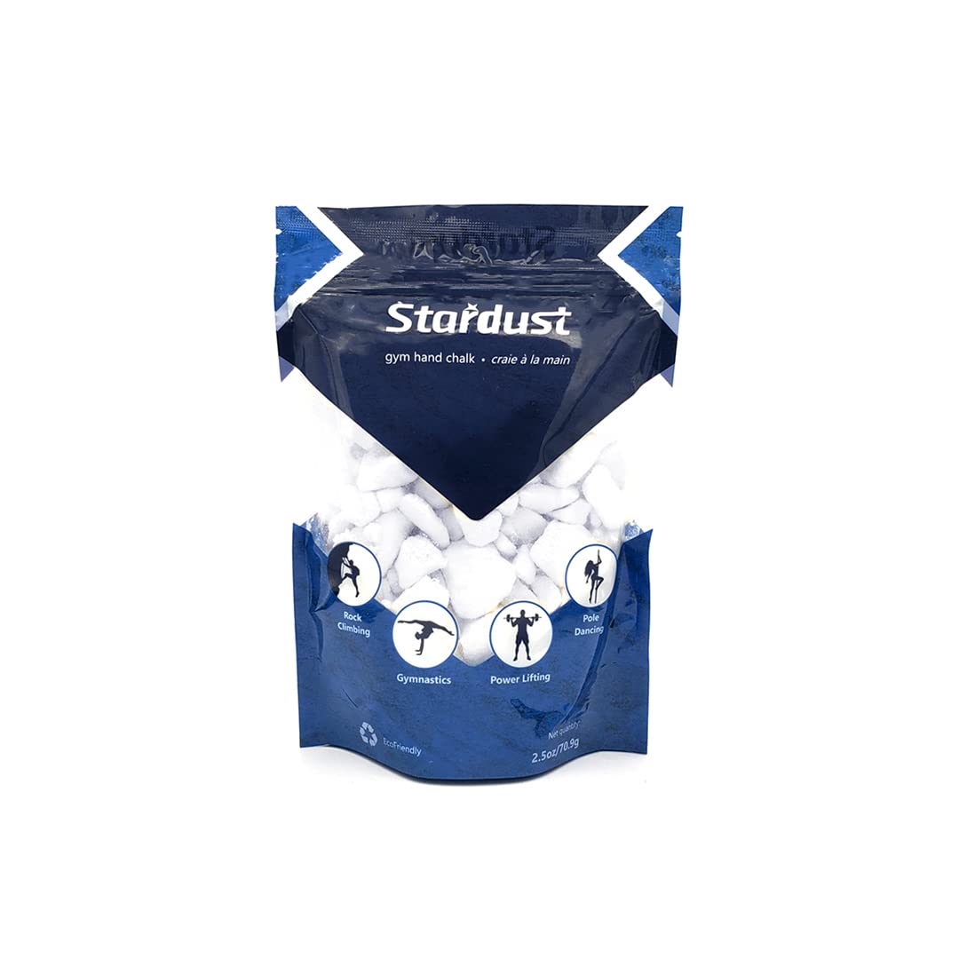 Stardust Hand Chalk | Chunky Chalk 2.5oz | 100% Magnesium Carbonate