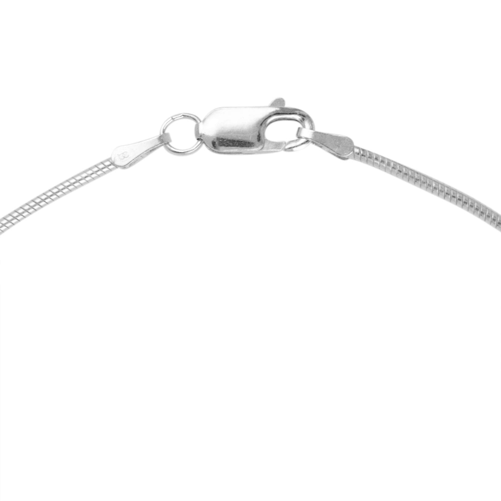 Loving Family Sterling Silver June Crystal Guardian Angel Necklace - 16" Long