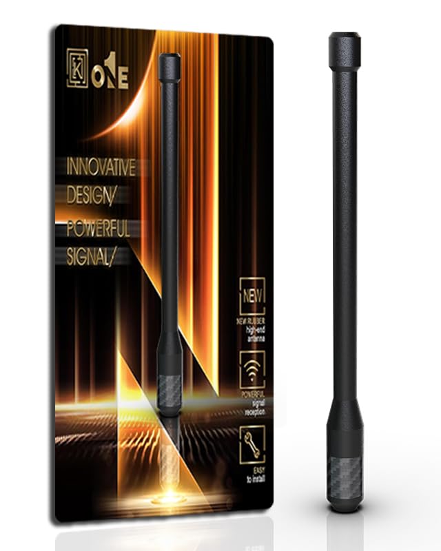 πππ KEYO1E Carbon Fiber Antenna Compatible with Select Model CCL17-09-AN19-BBB-PS | 7.9 Inches Superior Flexible Rubber | Designed for Optimized FM/AM Signal