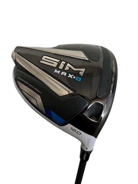 Taylormade SIM MAX D 12.0* Driver, HZRDUS Smoke Black Stiff Flex, Master Grip