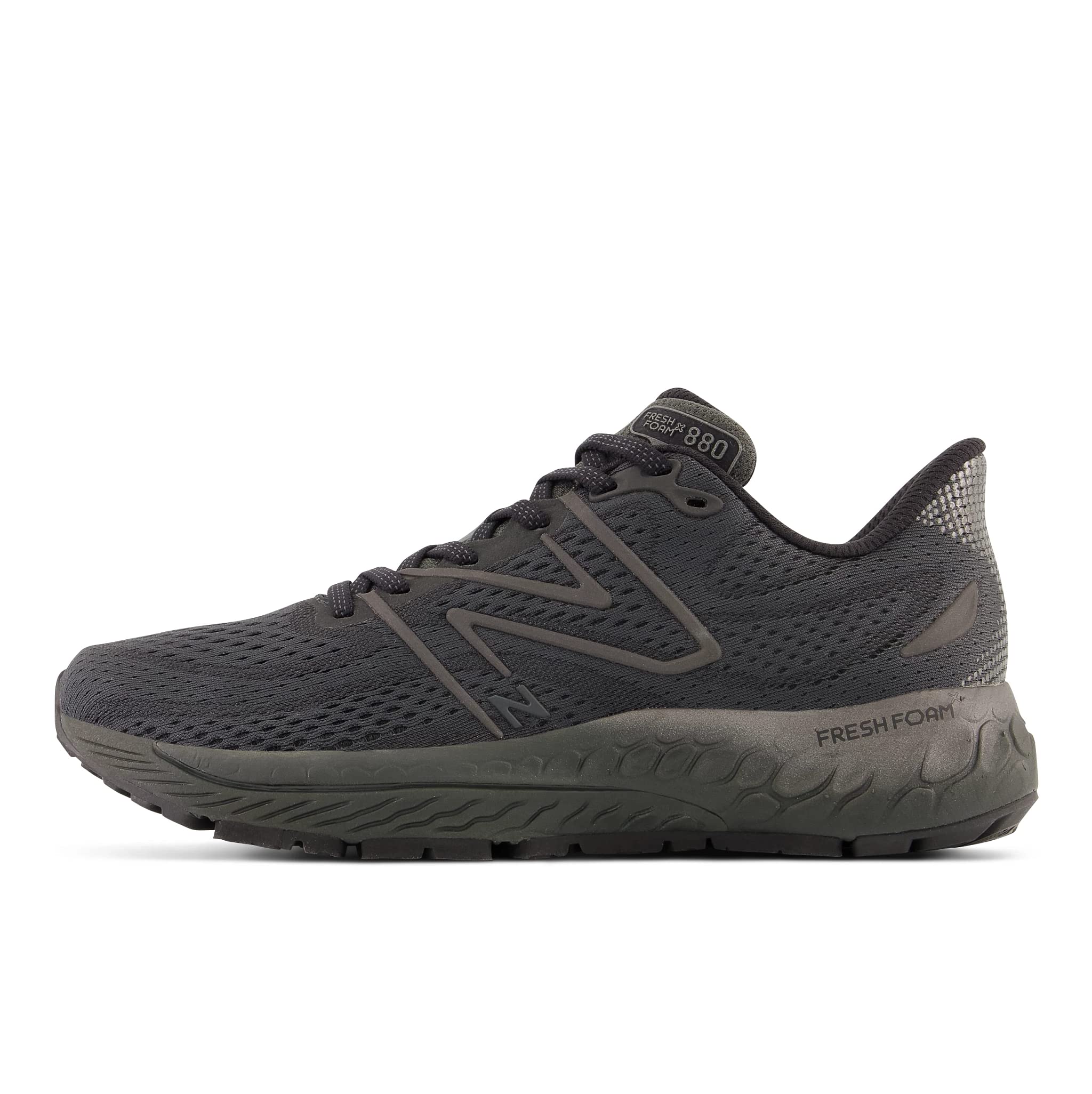 New Balance Women's W880T13 Running Shoe, Blacktop/Black Metallic/Black, 10 Wide