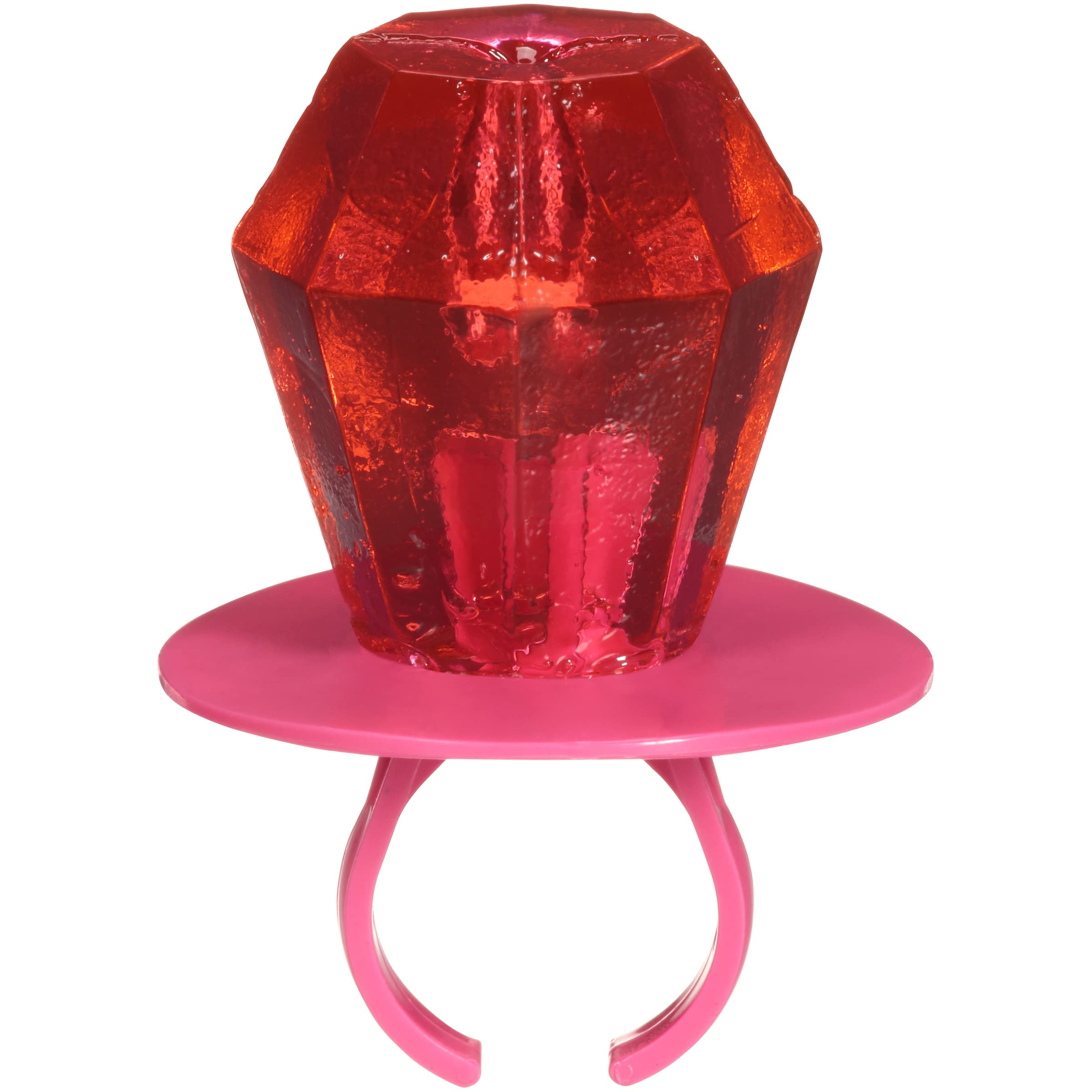 Ring Pop Individually Wrapped Pink Strawberry 30 Count Bulk Lollipop Pack – Strawberry Flavored Lollipop Suckers for Kids - Fun Candy Bulk for Gender Reveal Parties, Bachelorettes, & Party Favors