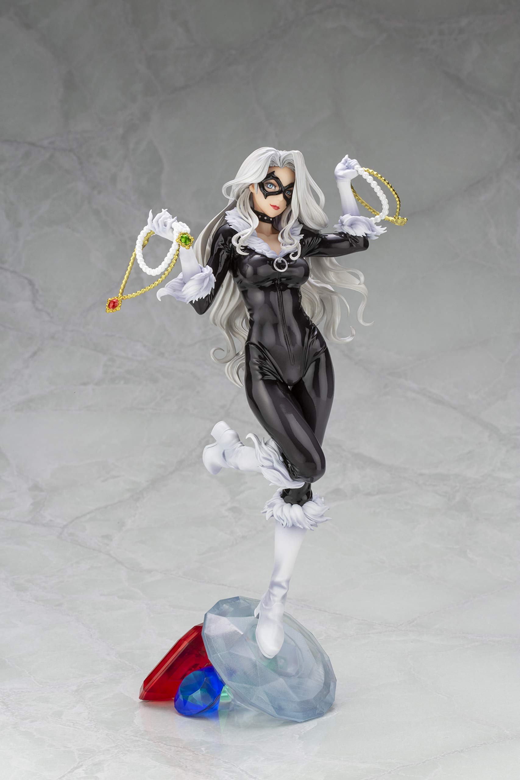 Marvel's Black Cat (Steals Your Heart Version) Bishoujo Statue, Multicolor