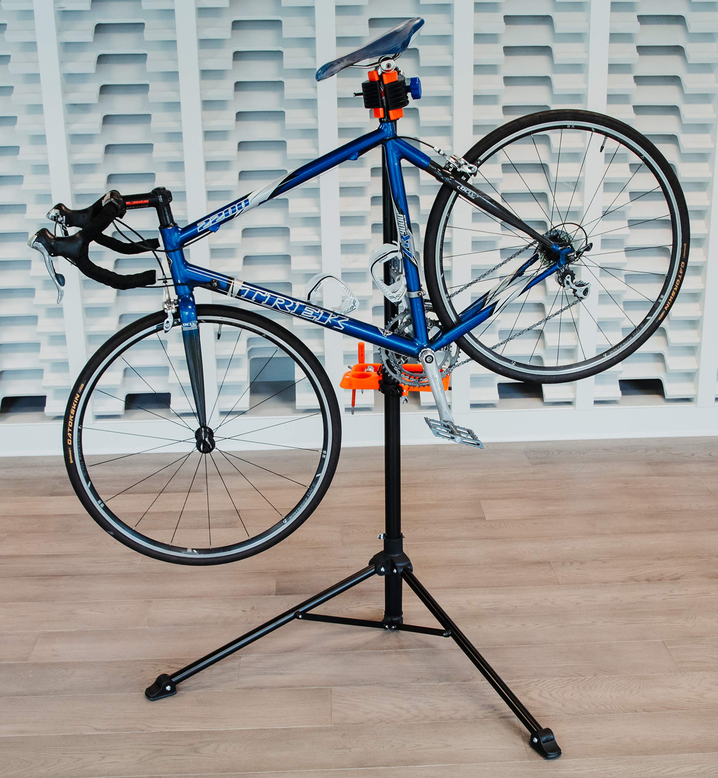 Lumintrail Bike Repair Stand Portable Adjustable Bicycle Workstand for Road and Mountain Bikes (Max 55lbs)