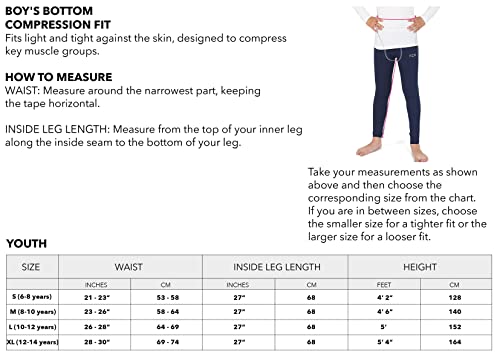 TCA Men's Pro Performance Compression Leggings Thermal Baselayer Tights - Graphite, Small
