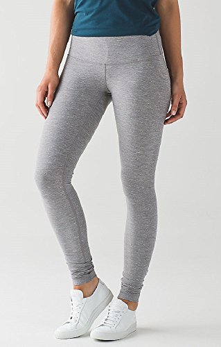 lululemon Wunder Under Pant III Full On Luon Yoga Pants (Heathered Slate, 10)