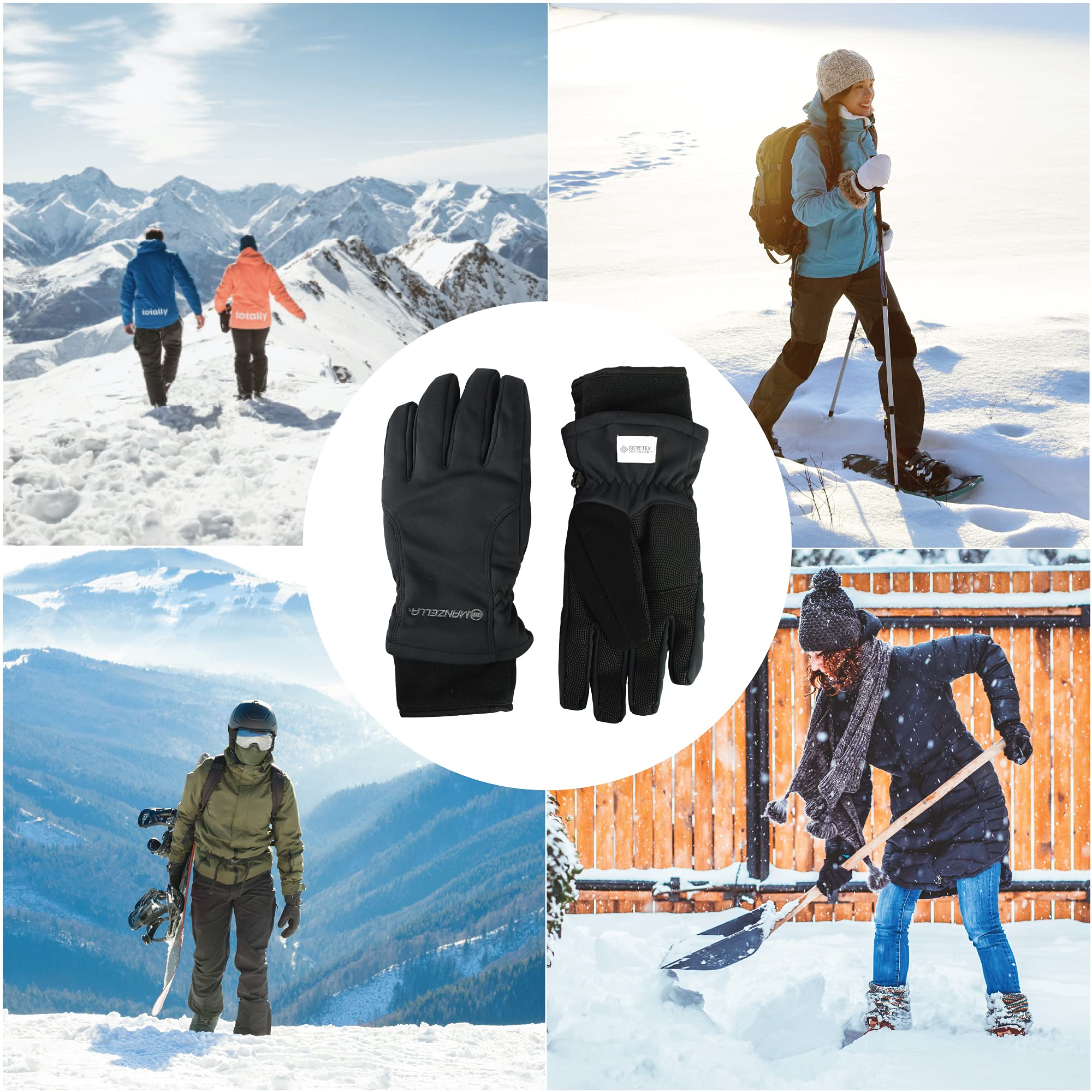 Manzella Women's Gore-Tex Infinium Adventure 100 Ski Glove