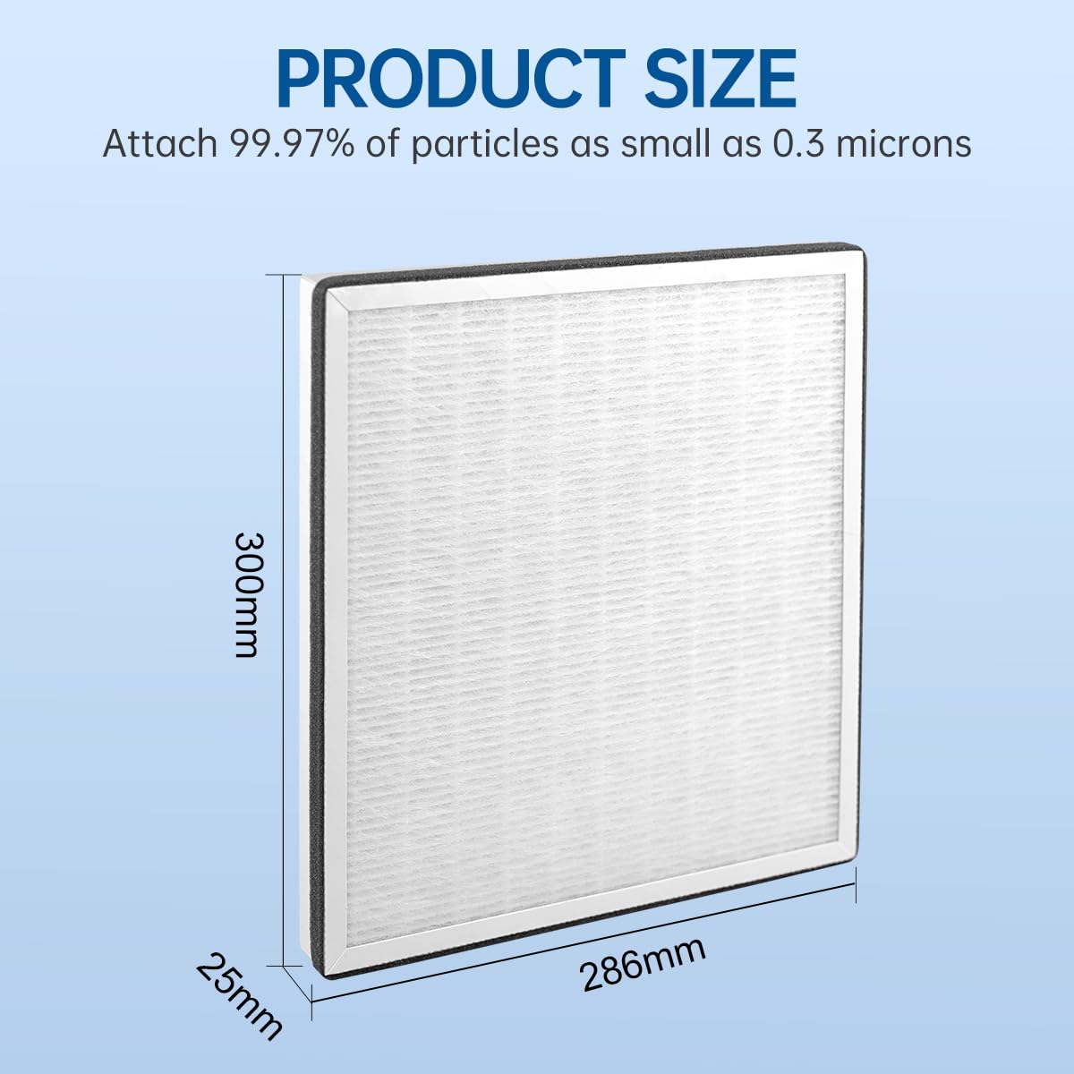 Vital 100 True HEPA Replacement Filters Compatible with LEVOIT Vital 100 & Vital 100-RF, H13 True HEPA and Pre Filters 2 Packs