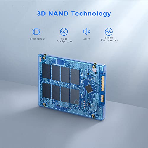 Vansuny 120GB SATA III SSD Internal Solid State Drive 2.5β Internal Drive Advanced 3D NAND Flash up to 450MB/s SSD Hard Drive for PC Laptop
