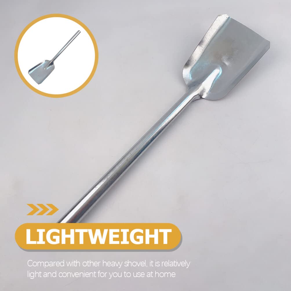 NUOBESTY Fireplace Ash Shovel 16 Inch Handle Coal Ash Shovel Cleaning Coal Shovel Hand Tools Gardening Shovel