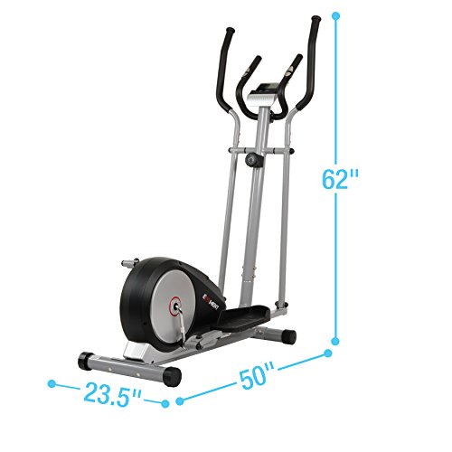 Magnetic Elliptical Machine Trainer w/LCD Monitor and Pulse Rate Grips (E006)