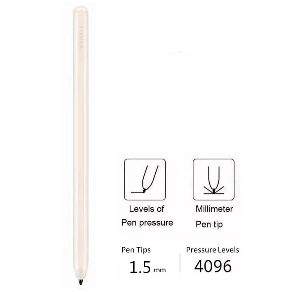 Z Fold 4 S Pen Fold Edition Stylus Pen Replacement Compatible for Samsung Galaxy Z Fold 4 and Z Fold 3 Phone Only +Tips/Nibs (Beige)