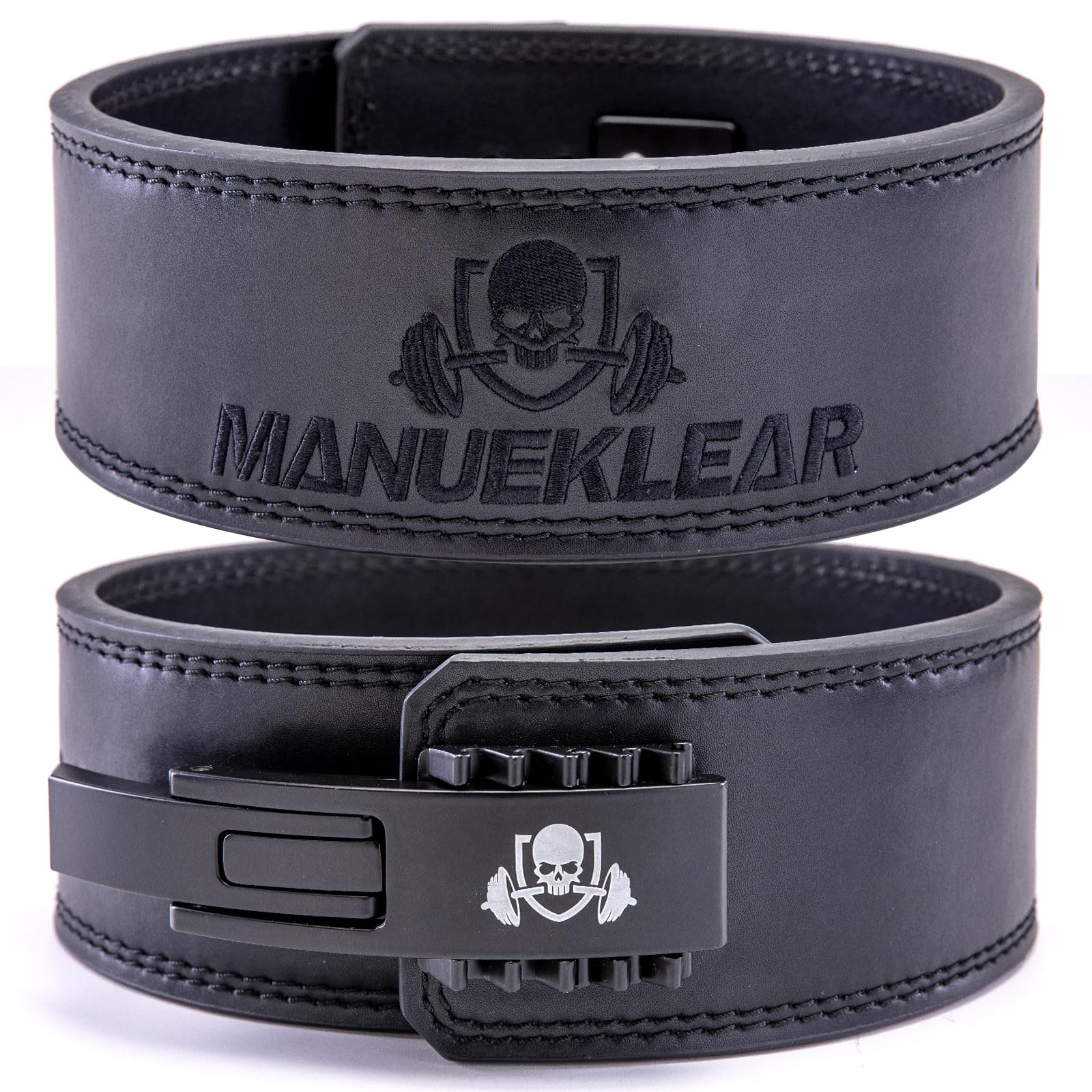 Lever Belt Weightlifting, Leather Lever Belt for Men & Women Powerlifting Lever Belt with 10mm Back Support, Weight Lifting Belt for Weightlifting, Deadlifts, Squat